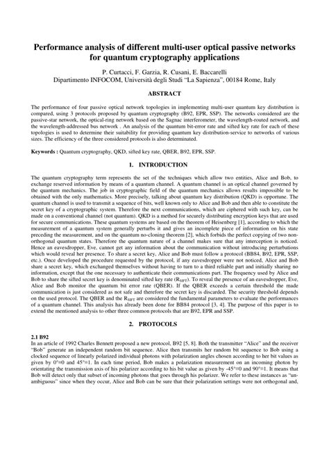 Pdf Performance Analysis Of Different Multi User Optical Passive