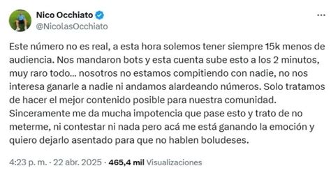 Guerra Del Streaming Bots Reproches Y Un Fuerte Descargo Que Desató