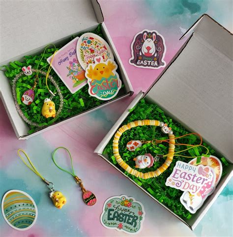 Easter T Box Cute Easter Egg Jewelry Bunny Bracelet Chocolate Easter