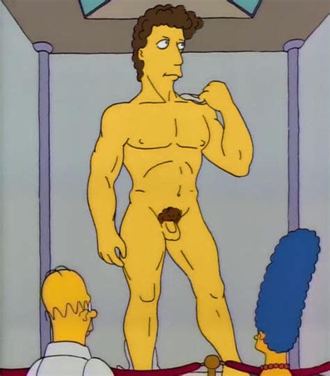 Rule 34 Cock Fine Art Parody Flaccid Homer Simpson Male Male Only Marge Simpson Museum Nipples