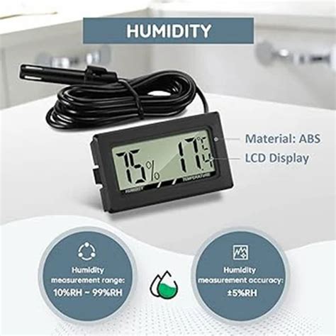 Digital Mini Hygrometer With Extended Probe For Industrial At Rs 150 In Greater Noida