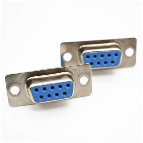 Db9 Db 9 Female Socket Plug Connector 9 Pin 9p Copper Rs232 Rs 232