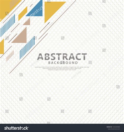 Futuristic Dynamic Colorful Triangle Lines Composition Stock Vector Royalty Free 1526434688