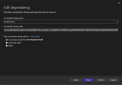 hasan savran how to setup azure cosmos db emulator as dependency in