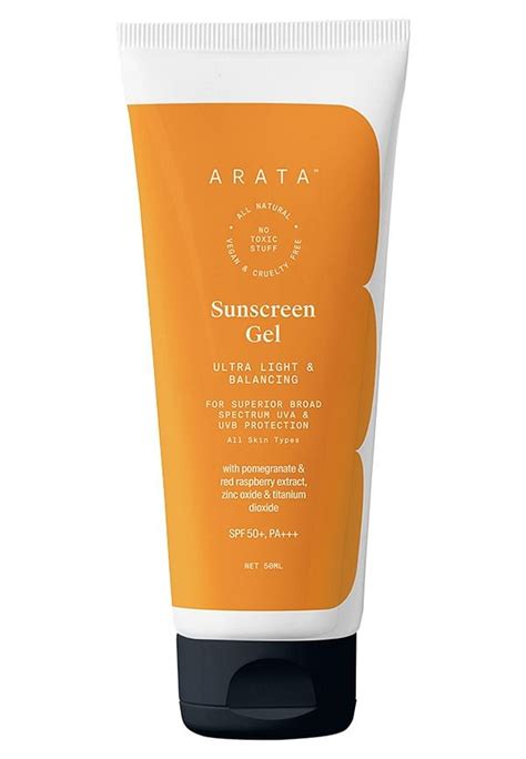 Sunscreen Gel Ultra Light And Balancing For Broad Spectrum Uva And Uvb