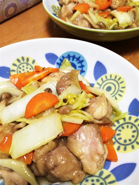 ★白菜と鶏肉の甘酢あんかけ By Chigoomin★ 【クックパッド】 簡単おいしいみんなのレシピが396万品
