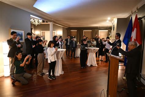 日本カーリング女子チーム「ロコ・ソラーレ」優勝祝賀レセプションの開催 在カルガリー日本国総領事館