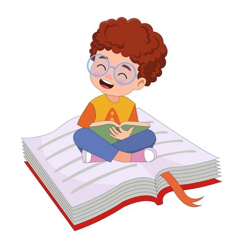 Images De Dessin Enfant Qui Lit Livre Téléchargement Gratuit Sur Freepik
