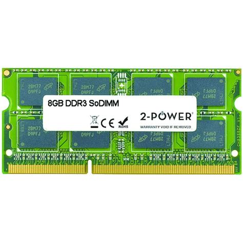 2 Power 8gb Ddr3 Multi Speed So Dimm Laptop Memory 106613331600 Mhz