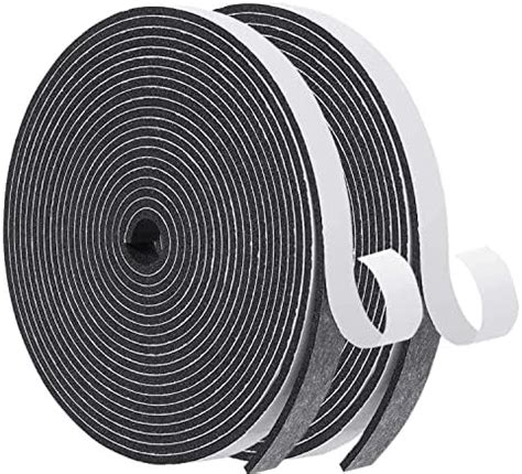 Foam Insulation Tape Self Adhesive 25mm W X 3mm T X 10M L Weather
