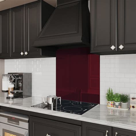Tempered Glass Backsplash Behind Stove Etsy