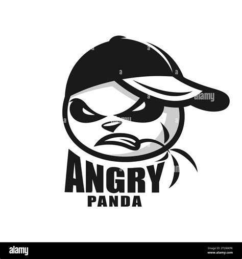 Cartoon Mascot Evil Panda Logo Stock Vector Image And Art Alamy
