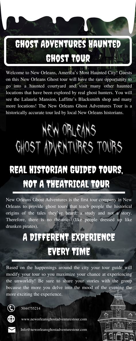 Ghost Adventures Haunted Ghost Tour New Orleans