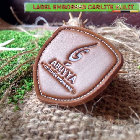Jual Label Kulit Custom Shopee Indonesia