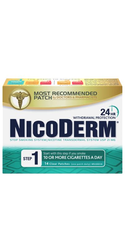Buy Nicoderm Clear Step 1 Nicotine Patches 14 Pack At Wellca Free