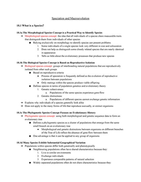 Topic 14 Speciation Bio 1021 Speciation And Macroevolution 18 What