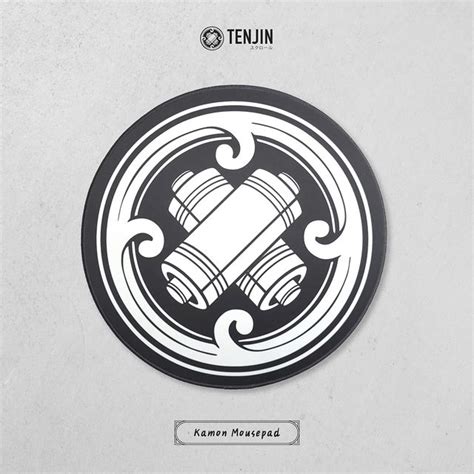 Kamon Mousepad Tenjin Style And Scrollworks
