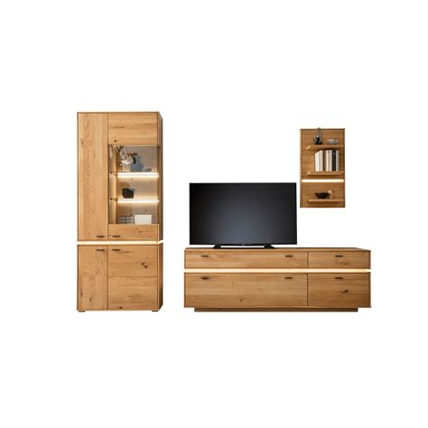 Spilker Wohnwand Coletta Front Wildeiche Massiv Korpus Wildeiche