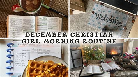 December Christian Girl Morning Routine Creative Faith Co YouTube