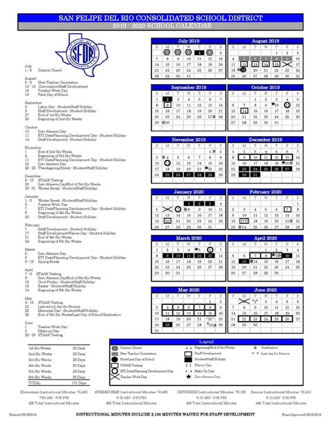 San 2019 2020 Sfdr School Calendar Sfdr Media