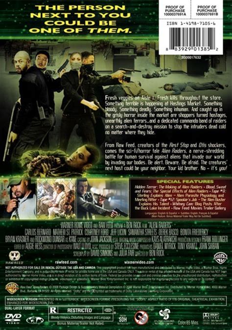 Alien Raiders Dvd 2008 Dvd Empire