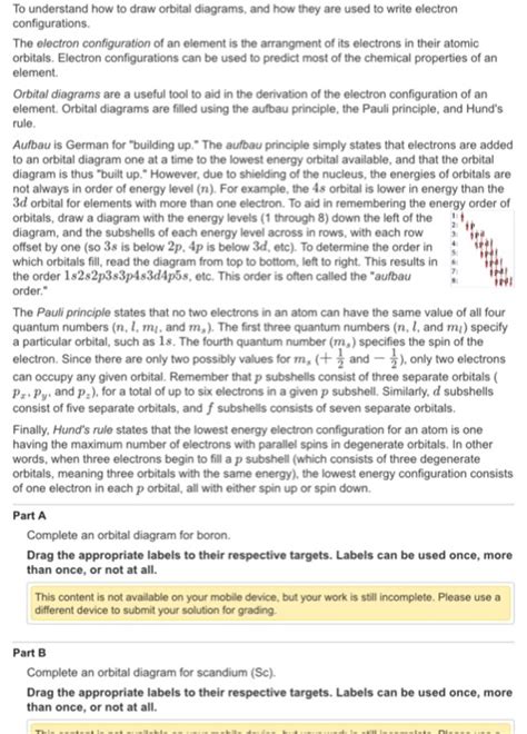 Solved To Understand How To Draw Orbital Diagrams And How Chegg