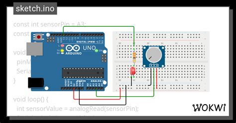 กำรจ ำลองกำรรับค่าสัญญำณแอนะล็อกผ่านตัวต้านทานปรับค่าได้ Wokwi Esp32