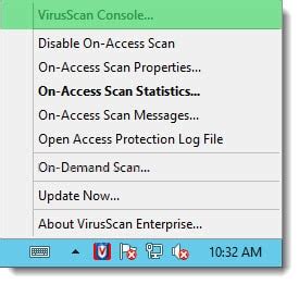 McAfee VirusScan Enterprise Blocks Outbound SMTP On Exchange