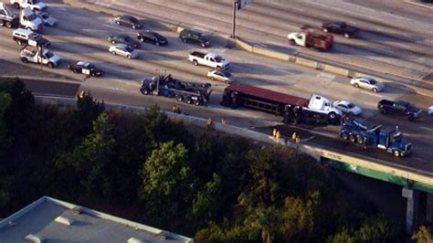 Big Rig Crash Slows Morning Drive On Nb 405 Freeway North In Carson