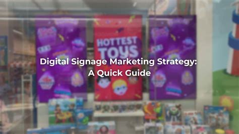 How To Create A Digital Signage Marketing Strategy Troudigital
