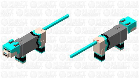 Miku Cat Minecraft Mob Skin