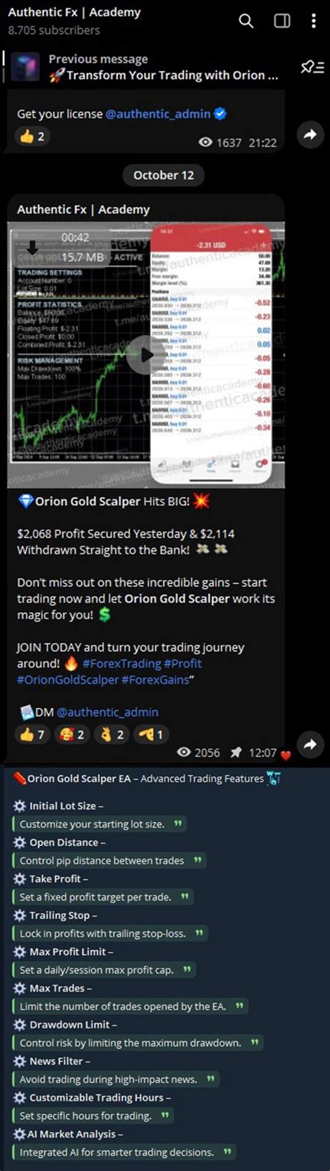 Orion Gold Scalper Mt4 V43 Budget Forex Shop