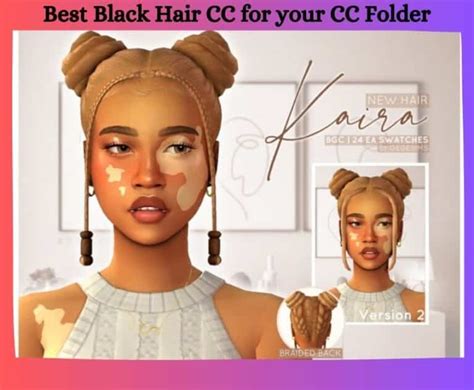 31 Must Have Sims 4 Black Hair Cc 2024 Braids Dreads Afros Curly
