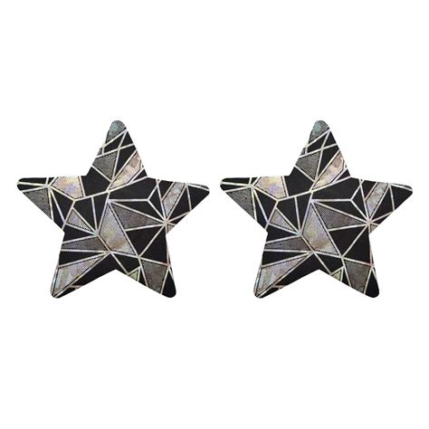 Стикини наклейки на грудь звездочки Honey Fashion Accessories One Size ...