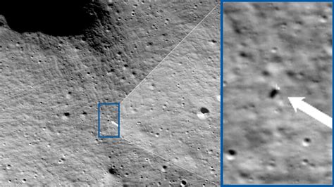Nasas Lunar Reconnaissance Orbiter Spots Odysseus Moon Lander Space