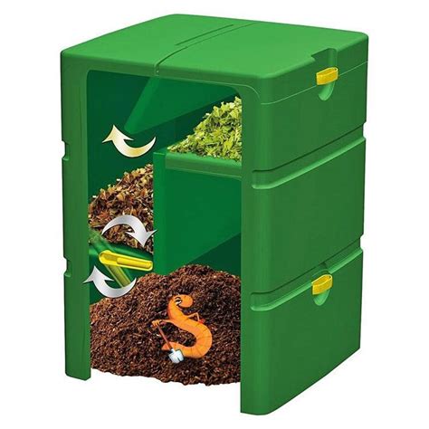 Aeroplus 3 Stage Compost Bin 21 Cubic Feet Composting Easy Compost