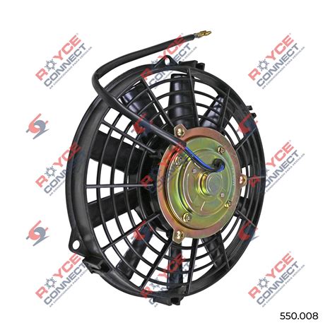 Eletroventilador Universal 09 Polegadas Pás Reta 12 Volts Royce Connect