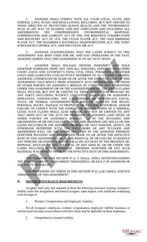 Term Assignment Long Form Us Legal Forms