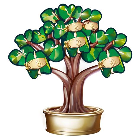 Download Shiny Money Tree Icon Png Qen