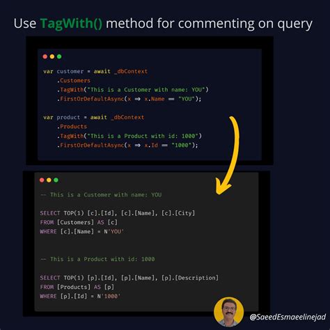 Saeed Esmaeelinejad On Linkedin Sql Entityframeworkcore Querytags 10 Comments