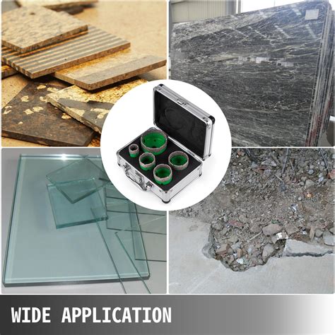 VEVOR Scie Cloche Diamantée Trépan Diamant Foret Béton avec des diamètres de mm