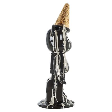 Deco Object Icebear Zwart Black