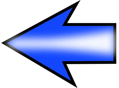 Arrow Left Blue · Free Vector Graphic On Pixabay