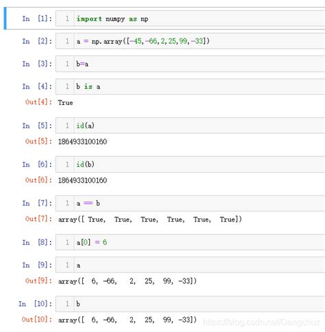 Numpy 深拷贝、浅拷贝、视图的知识总结numpy Deepcopy Csdn博客