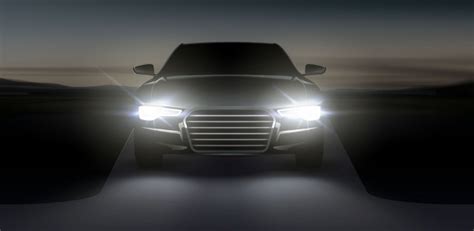 Halogen Headlights Car