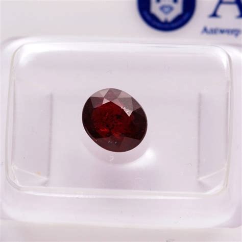No Reserve Madagascar Origin Deep Dark Red Ruby 1 64 Catawiki