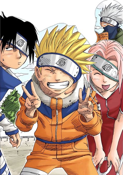 𝐍𝐚𝐫𝐮𝐭𝐨 Naruto And Sasuke Manga Cover Manga Colored Manga 1