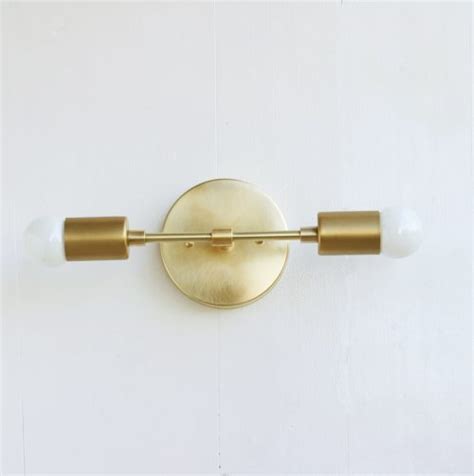 Solid Brass Sconces With Reflection Shade