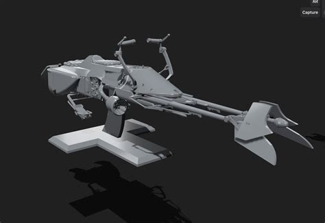 🌆 1 6 And 1 12 Scale Scout Speeder Bike・ 3d File For ・cults