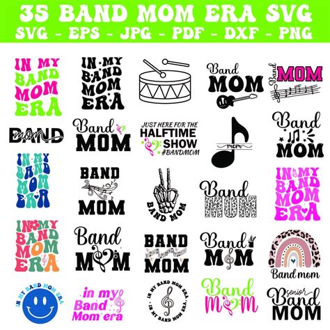 Band Mom Svg Band Mom Png Band Mom Shirt Cricut Svg Band Shirt Svg